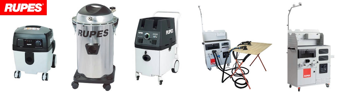 RUPES Dust Extraction Systems - www.vacuum.co.nz